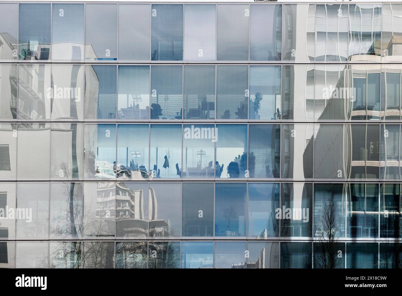 Modern architecture, office building, architects Sejima & Nishizawa ...