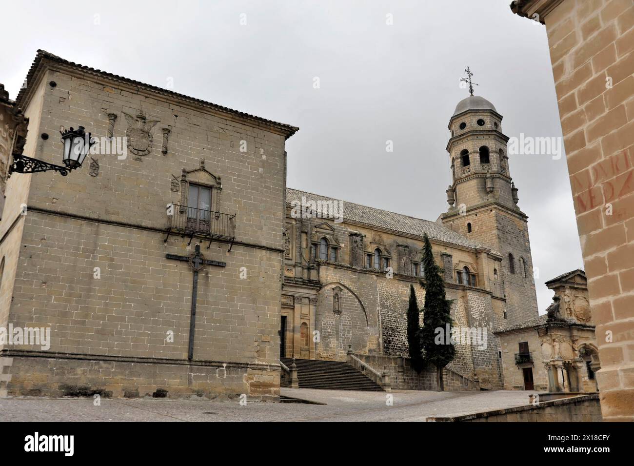 Cathedral, 16th century, Santa Maria Square, Baeza, Jaen province, A ...