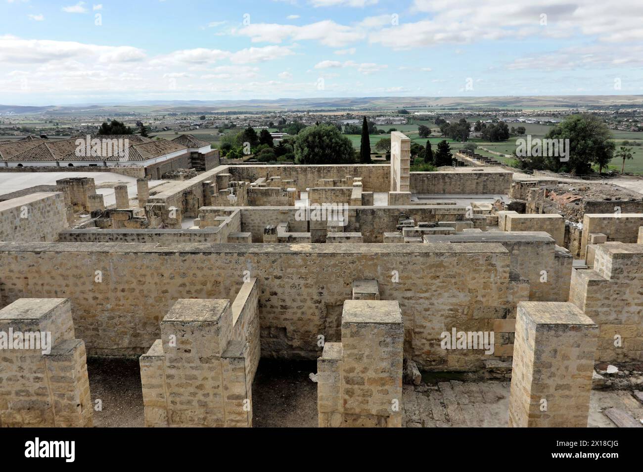 Ruins of the Madinat al-Zahra or Medina Azahara, palace built by Caliph ...