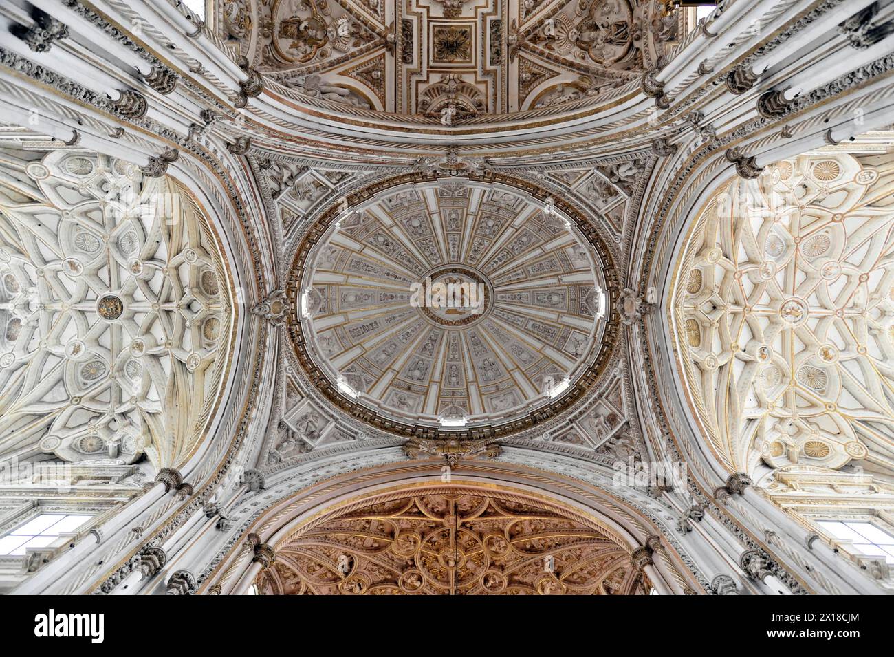 Mezquita, former mosque, today cathedral, Cordoba, close-up of a ...