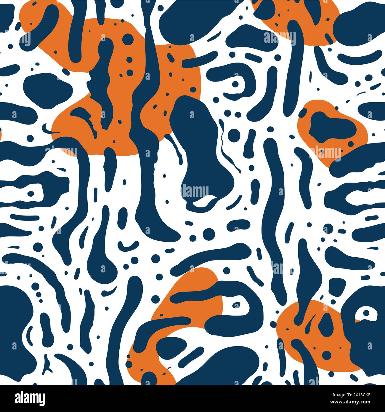 Abstract asymmetrical geometric vector pattern illustration, modern ...