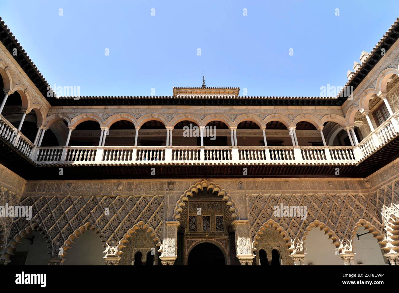 Seville, Royal Palace Real Alcazar, Unesco World Heritage Site, in ...
