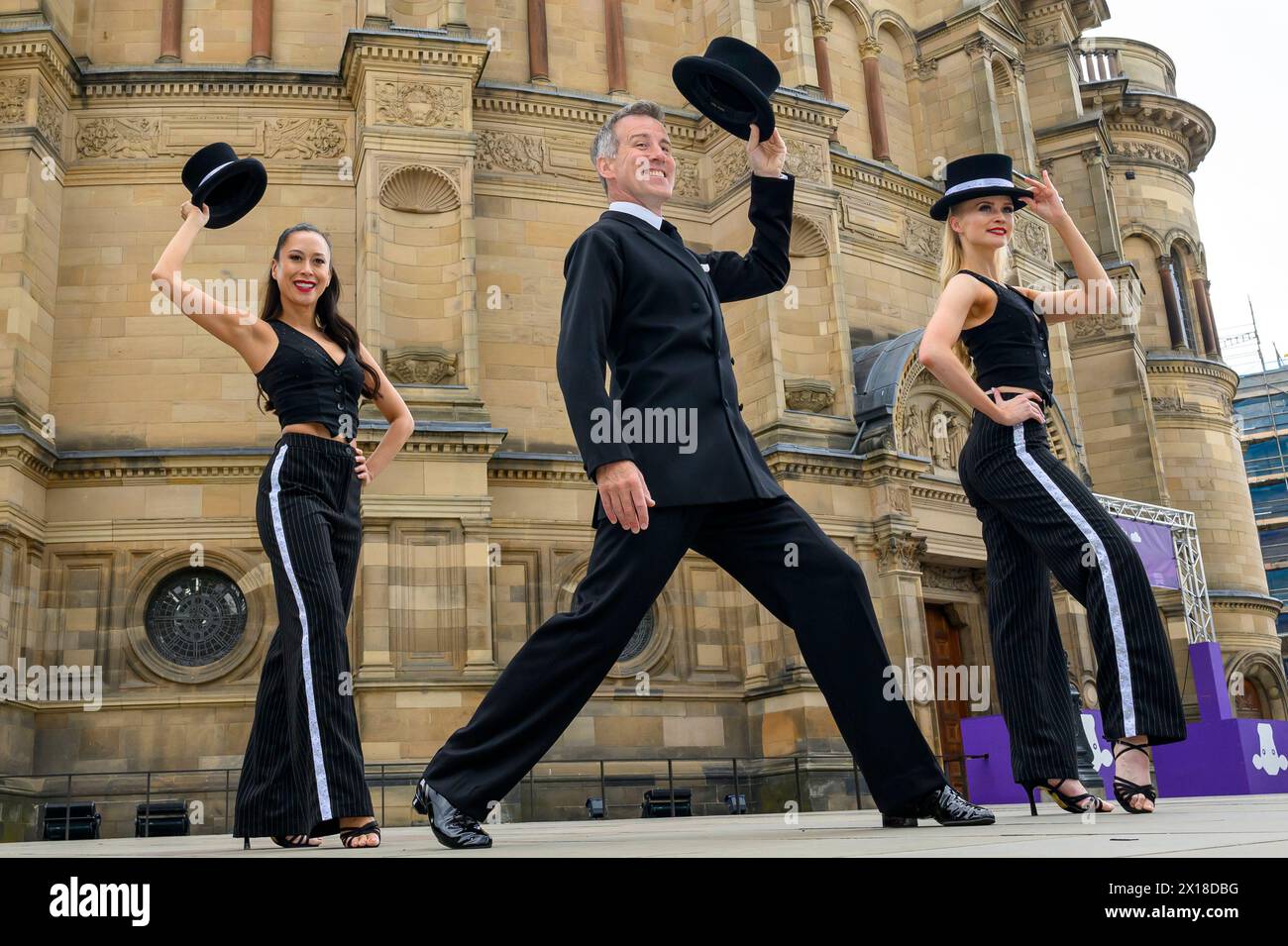 Caption: (LEFT TO RIGHT: Kelly Chow, Anton Du Beke and Rosie Ward). Anton Du Beke Foxtrots his ...