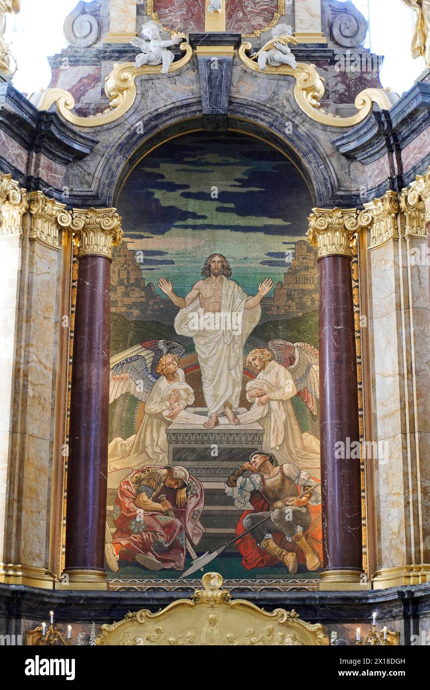 Michaeliskirche, Michel, Baroque church St. Michaelis, first start of ...