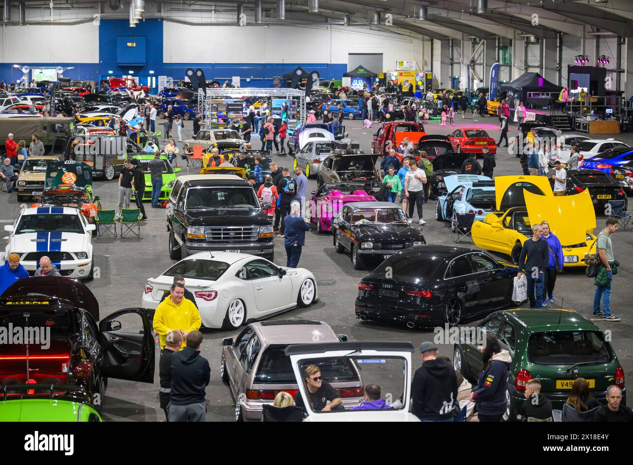Scottish Motor Show, Highland Centre, RHS Stock Photo - Alamy