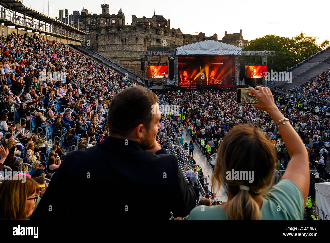 Edinburgh Castle Concerts, Dermot Kennedy Stock Photo - Alamy