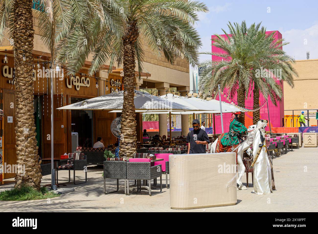 Riyadh, Saudi Arabia, April 13 2024. Al Masmak Palace 1895 is a clay ...