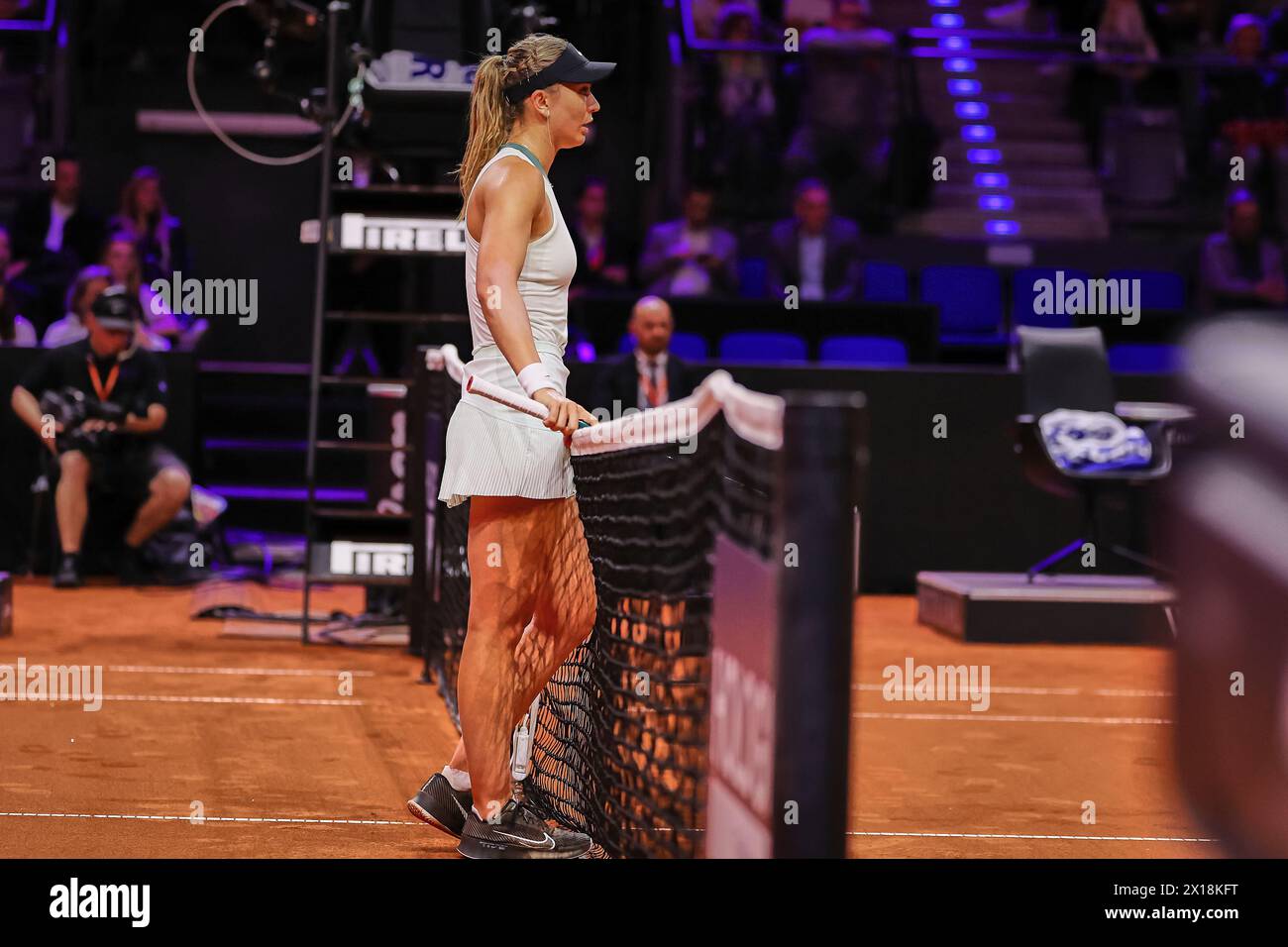 Stuttgart, Baden-Wuerttemberg, Germany. 15th Apr, 2024. Paula Badosa ...