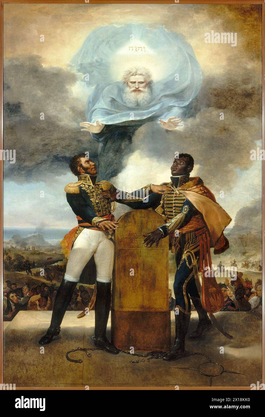 The Oath of the Ancestors, 1822 Guillaume Guillon-Lethière Stock Photo ...