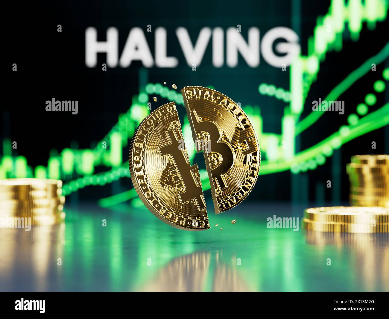 Bitcoin halving 2024 hi-res stock photography and images - Alamy