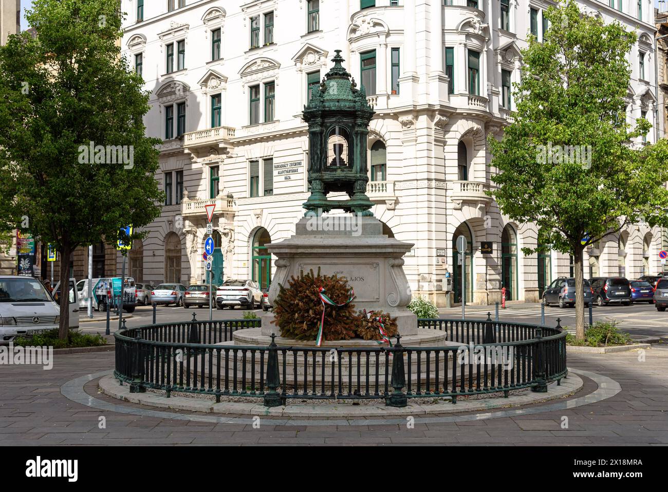 The Batthyany Memorial consisting of an eternal flame in Budapest ...