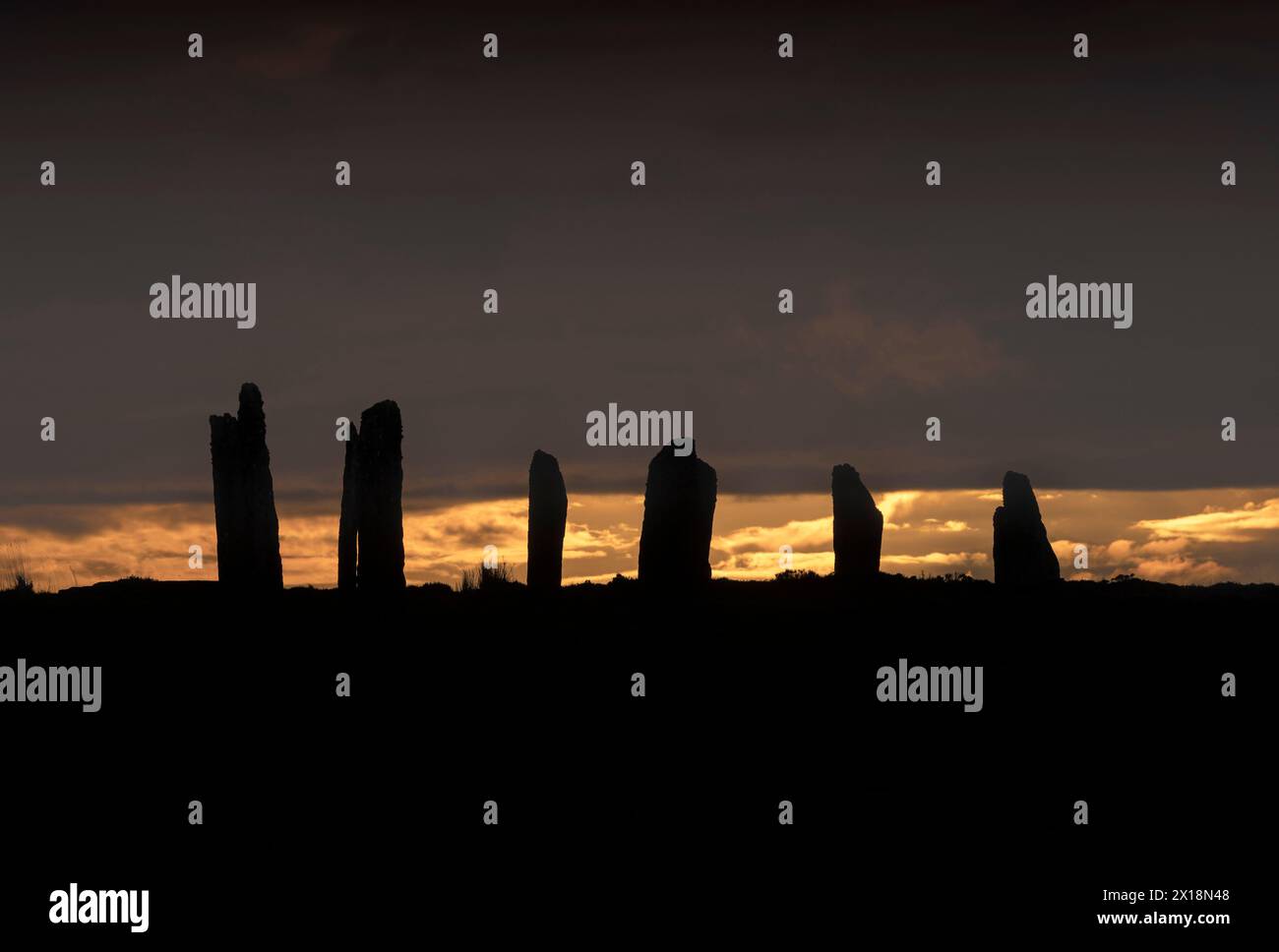 Standing Stones, Brodgar, orkney, Scotland Stock Photo - Alamy