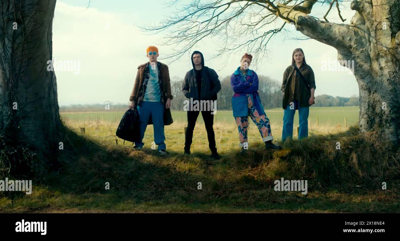 THE GLENARMA TAPES, from left: Ryan Early, Warren McCook, Emily Lamey ...