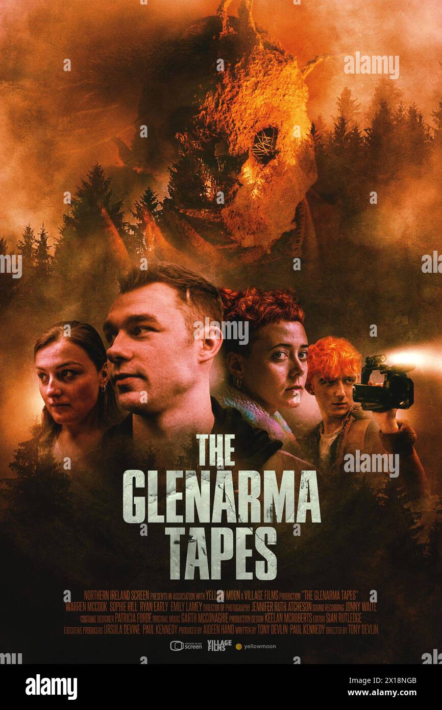 THE GLENARMA TAPES, poster, from left: Sophie Hill, Warren McCook ...