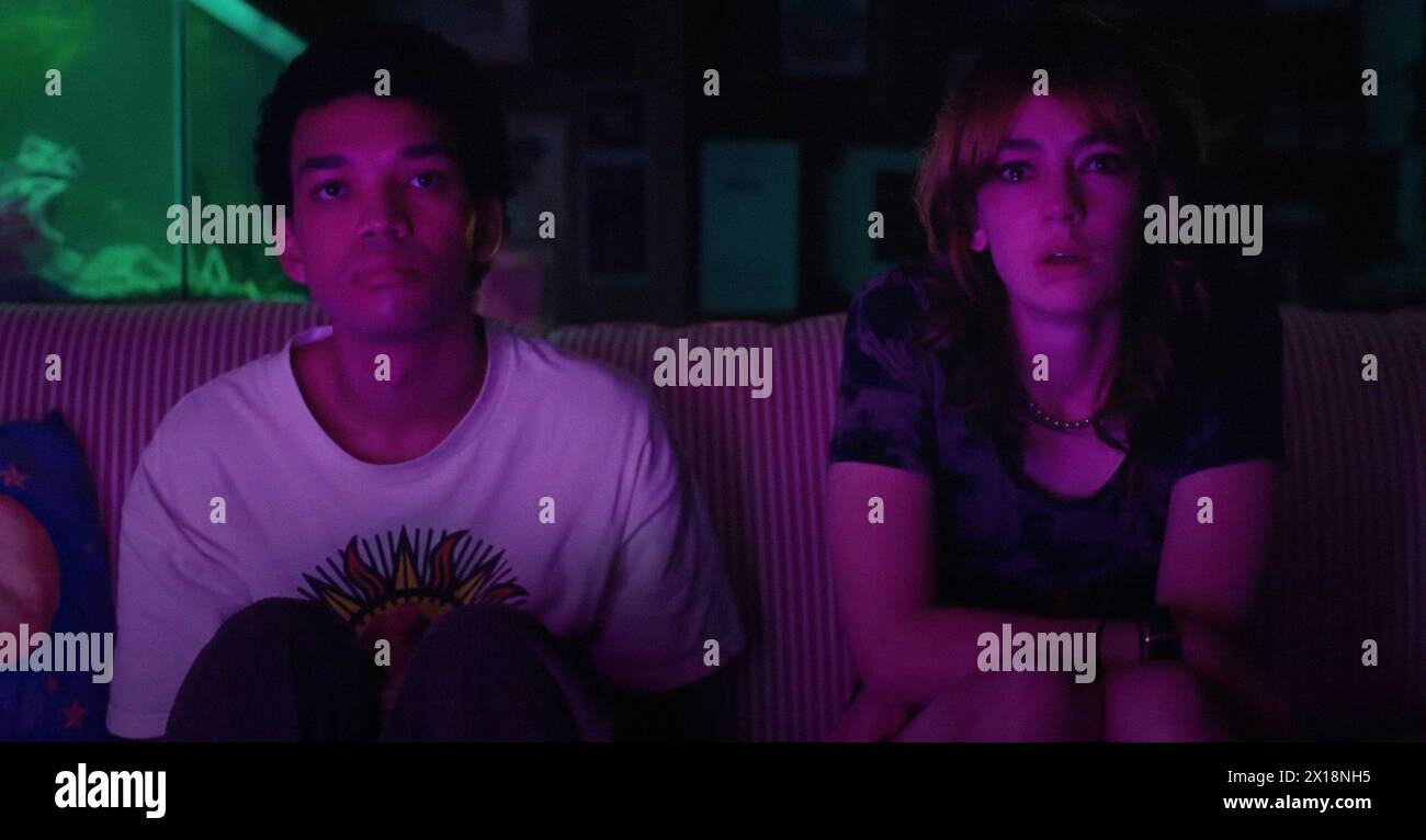 I SAW THE TV GLOW, from left: Justice Smith, Brigette Lundy-Paine, 2024 ...