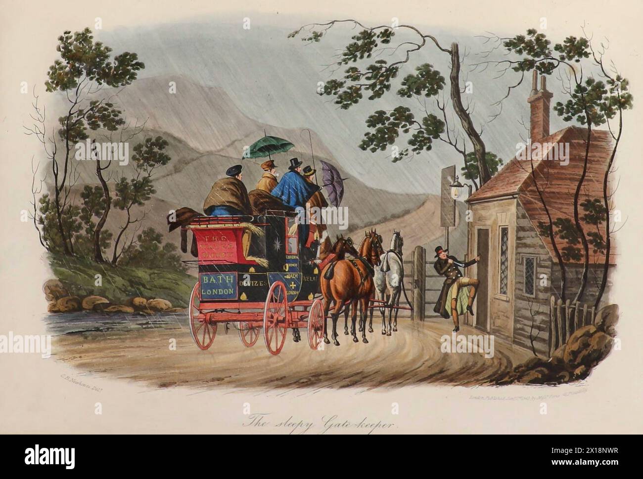 "The Sleepy Gatekeeper" Vintage art: Roadsters Album, Horse and ...