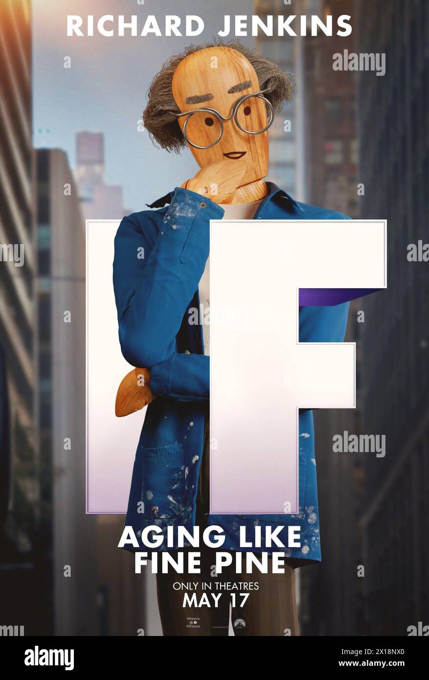 IF, character poster, Richard Jenkins, 2024. © Paramount Pictures ...
