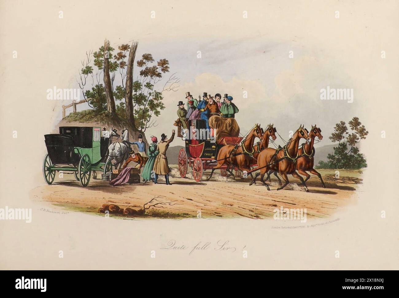 "Quite full sir!" Vintage art: Roadsters Album, Horse and Carriage ...