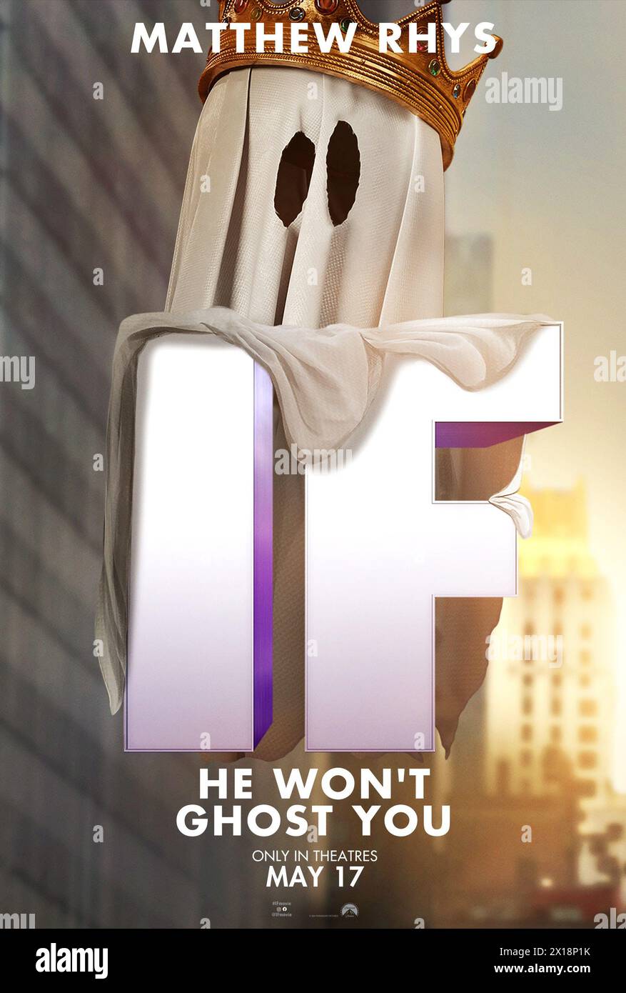 IF, character poster, Matthew Rhys, 2024. © Paramount Pictures ...