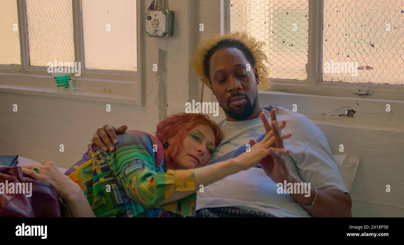 PROBLEMISTA, from left: Tilda Swinton, RZA, 2023. © A24 / courtesy ...