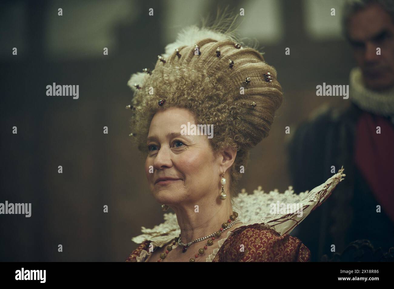 MARY & GEORGE, Trine Dyrholm as Queen Anne, 'The Hunt', (Season 1, ep ...