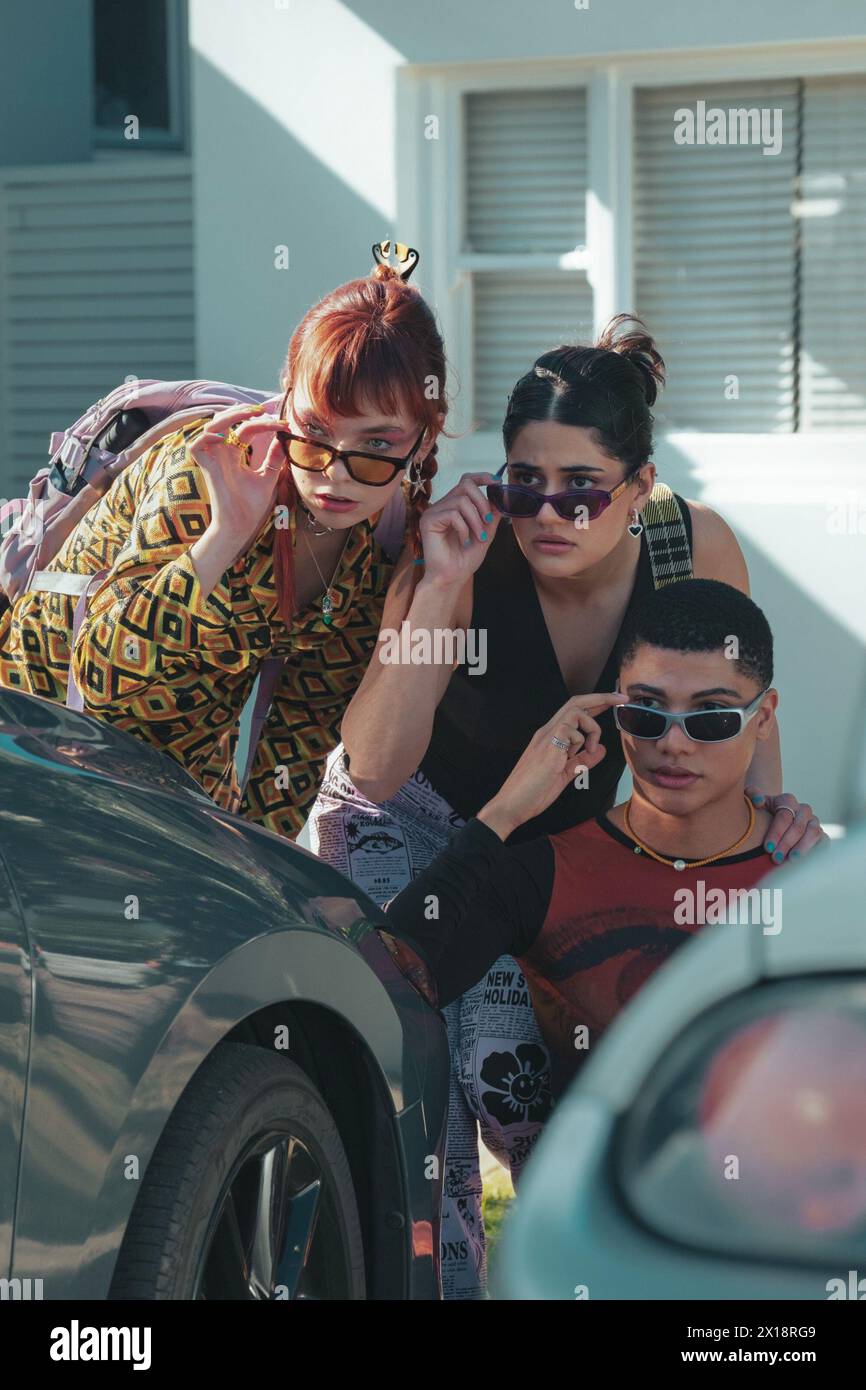 HEARTBREAK HIGH, from left: Chloe Hayden, Ayesha Madon, James Majoos ...