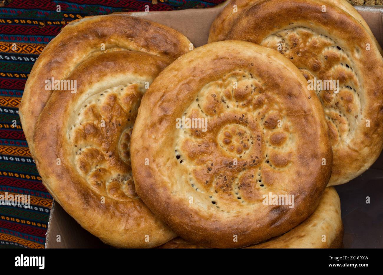 Traditional Turkish style made bread loaf Stock Photo - Alamy