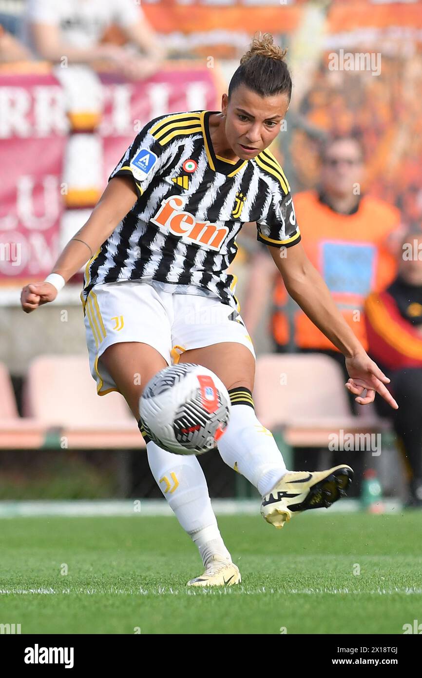 Roma, Lazio. 15th Apr, 2024. Arianna Caruso of Juventus during the ...