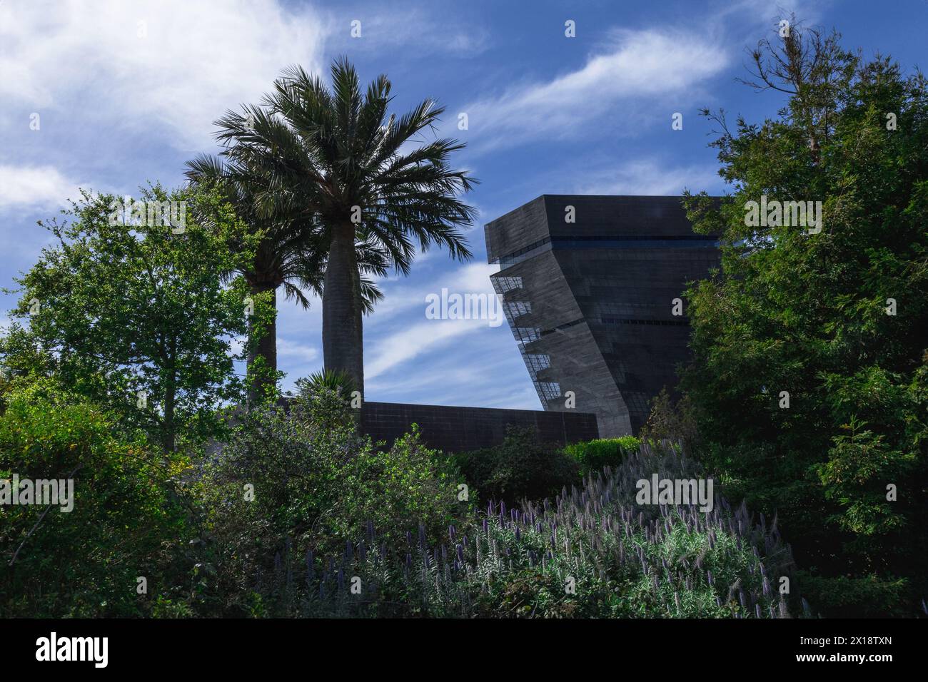 San Francisco, CA, USA. March 30, 2024: The rooftop of the de Young ...