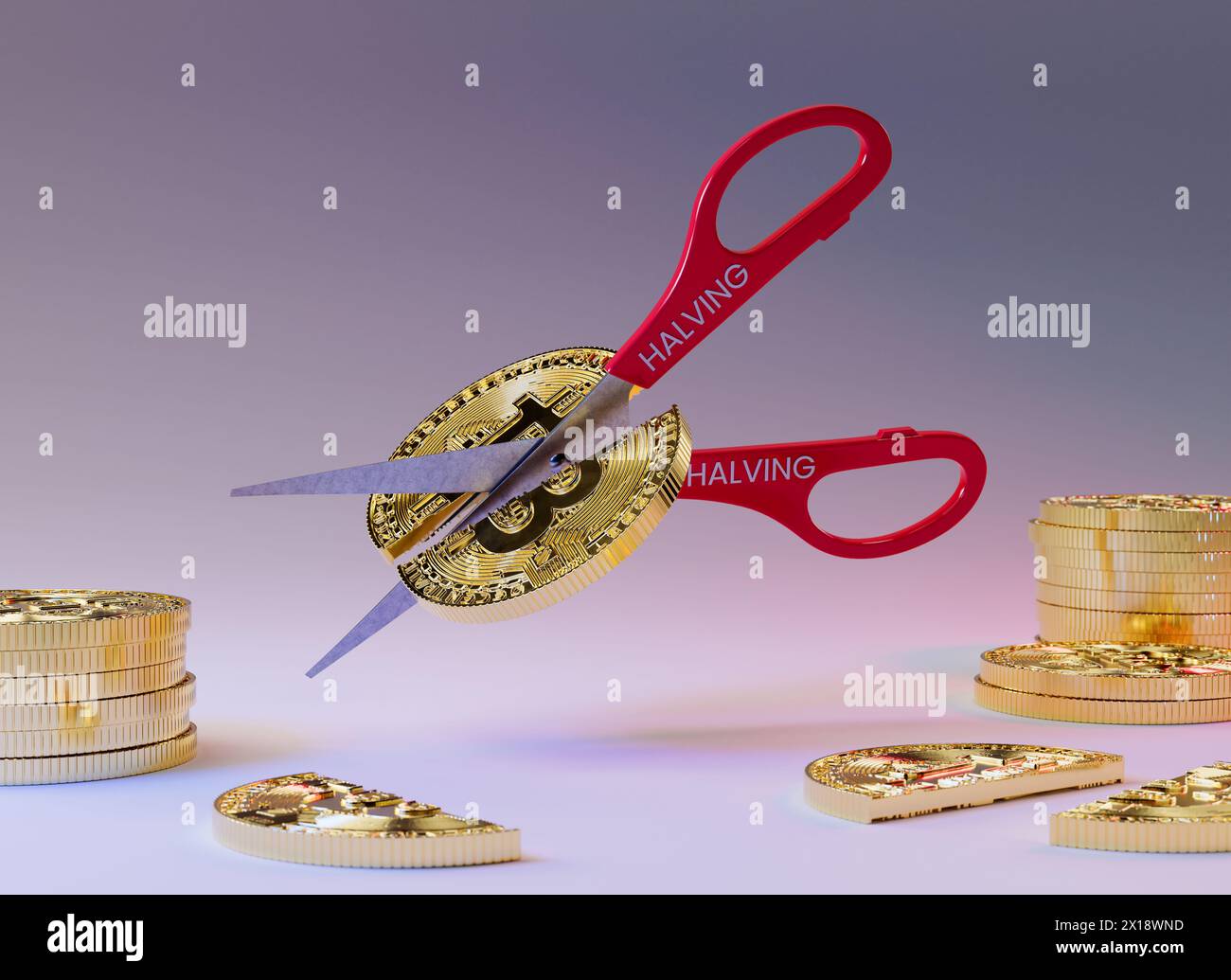 Bitcoin halving 2024 hi-res stock photography and images - Alamy