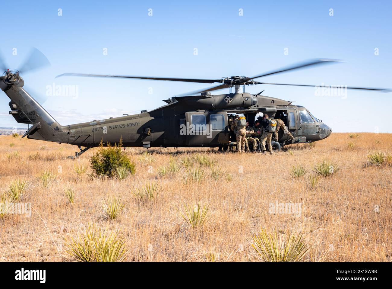 Operators assigned to 10th Special Forces Group (Airborne), load into a ...