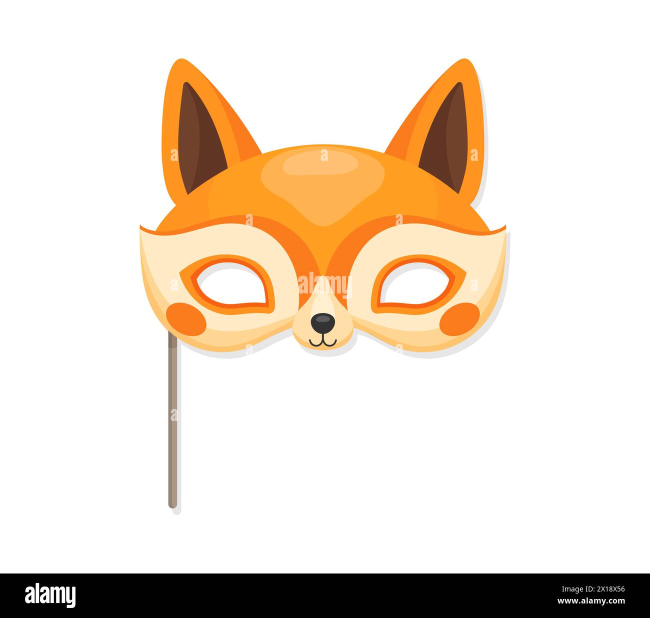 Carnival party fox animal mask for festival or birthday costume ...