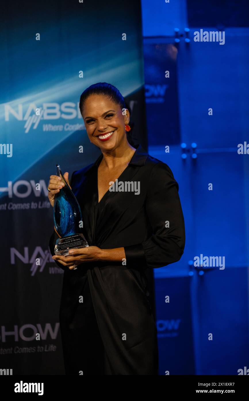 LAS VEGAS, Nevada - Soledad O'Brien at NAB 2024 at Lass Vegas ...