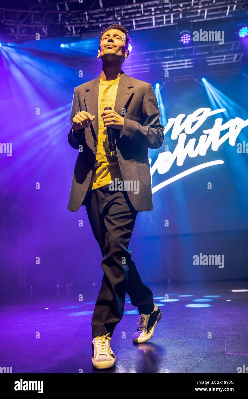 Milan, Italy. 15th Apr, 2024. The Italian duo ZERO ASSOLUTO performs ...