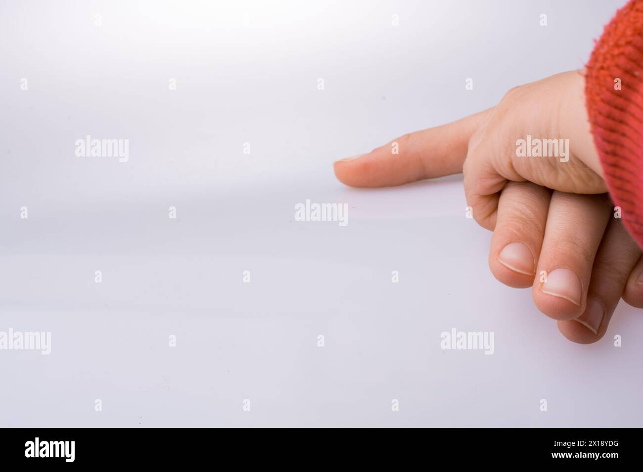 Child and grown up hands together on a white backgkround Stock Photo ...