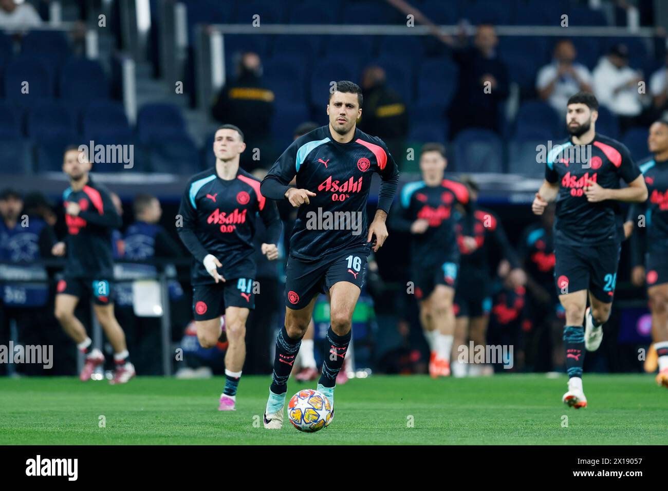 Madrid, Spain. Credit: D. 9th Apr, 2024. Rodri (Man.C) Football/Soccer ...