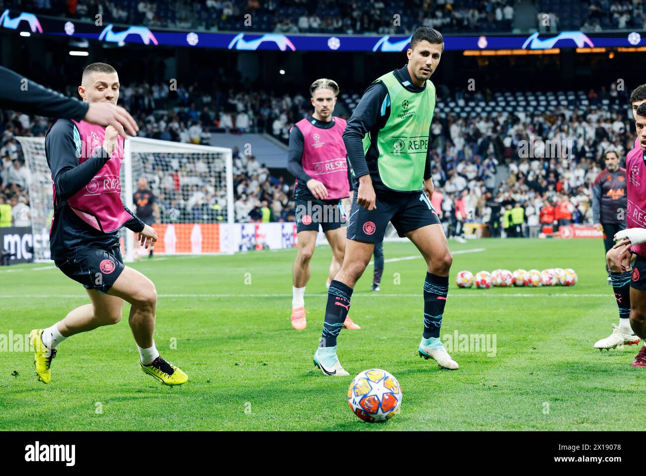 Madrid, Spain. Credit: D. 9th Apr, 2024. Rodri (Man.C) Football/Soccer ...