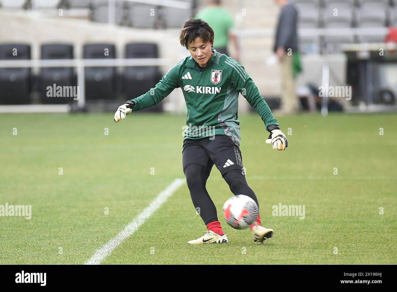 Columbus, Ohio United States. 9th April, 2024. Japan goalkeeper Ayako ...
