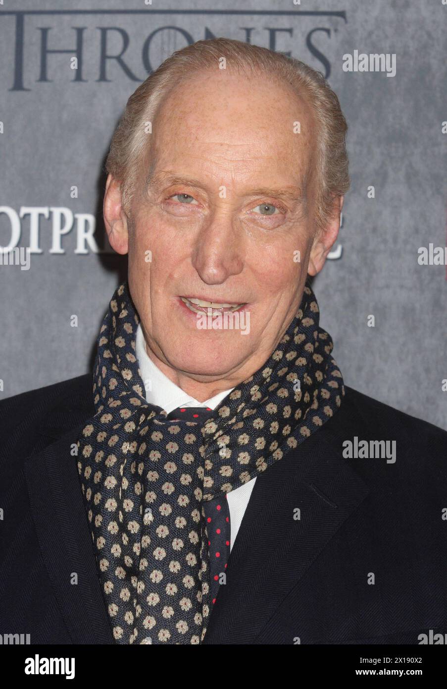 Charles Dance attends the premiere of the fourth season of HBO's "Game ...