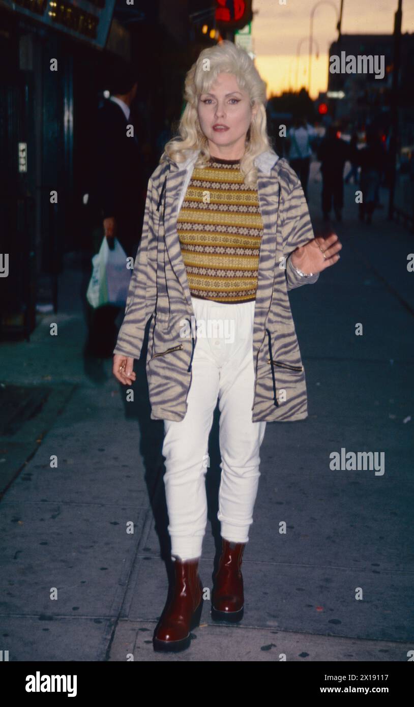 Debbie Harry in New York City in 1993. Photo Credit: Henry McGee ...