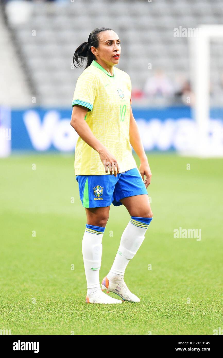 Columbus, Ohio United States. 9th April, 2024. Brazil forward Marta (10 ...