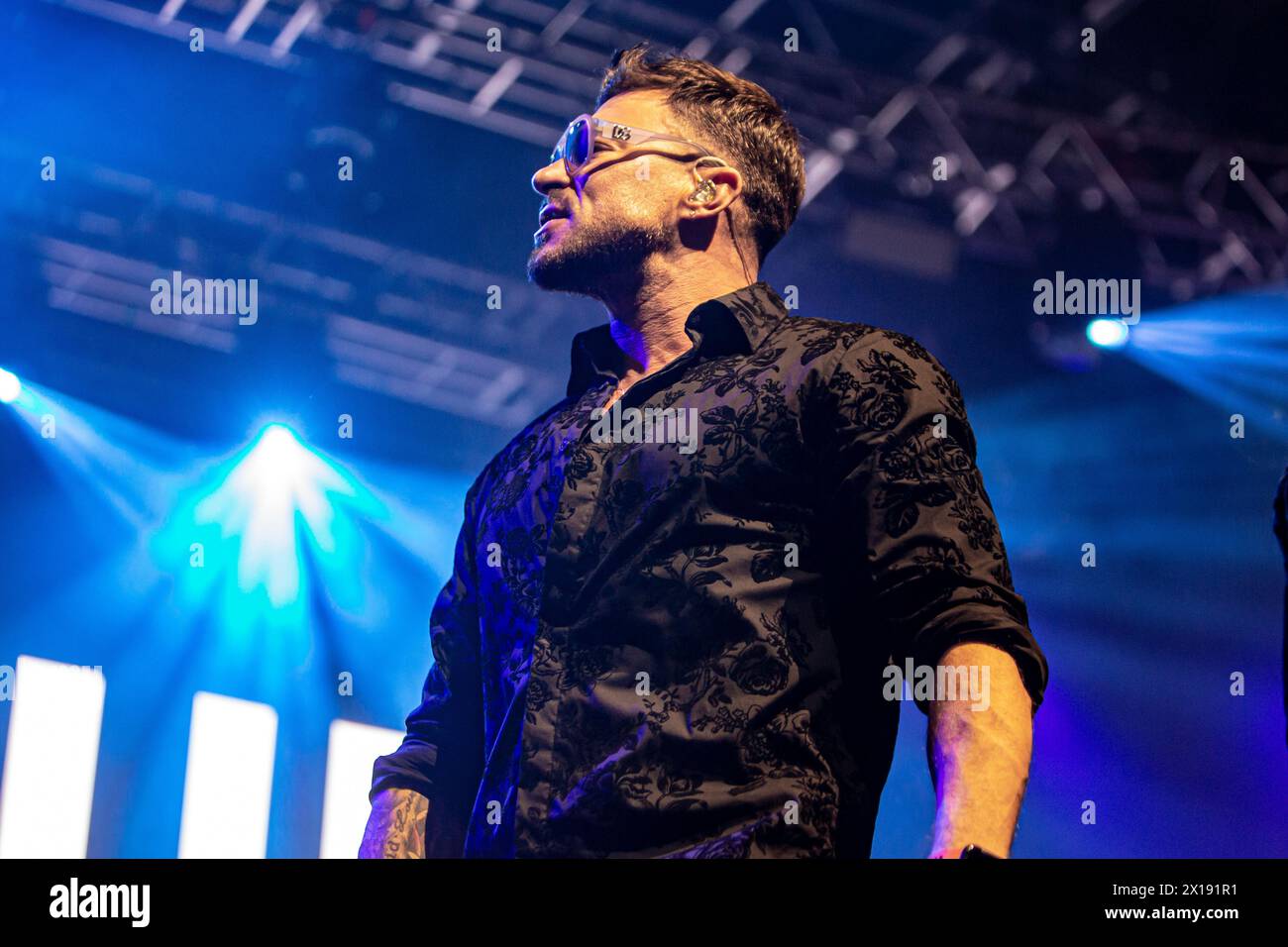 Duncan James (Blue) performing live concert at Fabrique, Milan, Italy ...