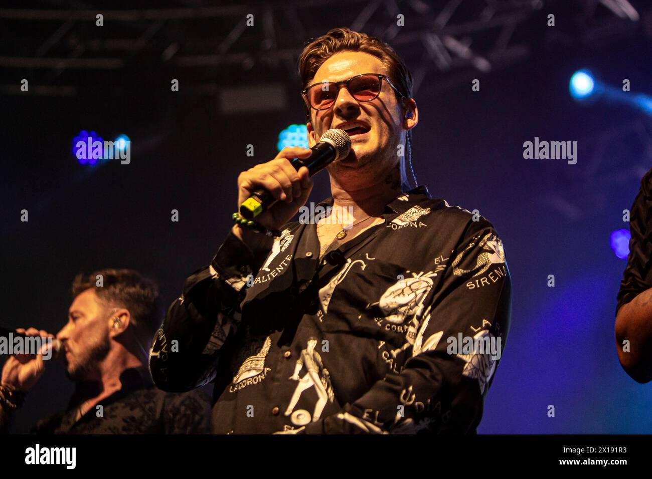 Lee Ryan (Blue) performing live concert at Fabrique, Milan, Italy 15 ...
