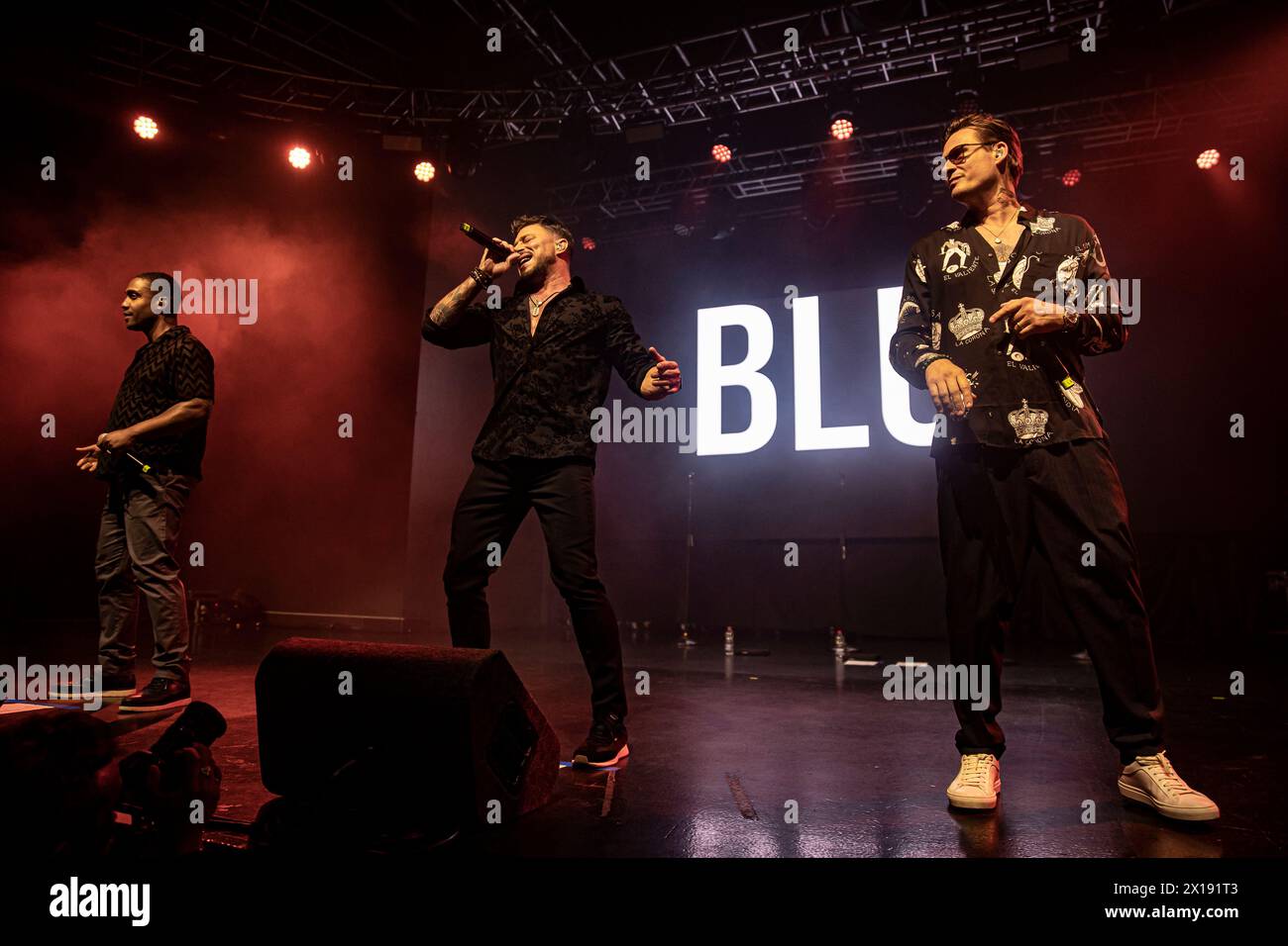 Blue live concert at Fabrique, Milan, Italy 15 April 2024 - The ...