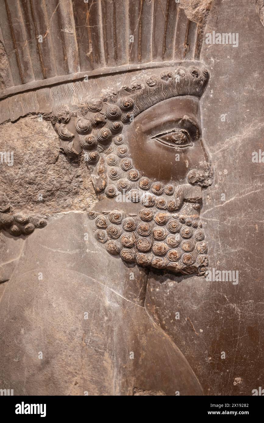 Ancient Persian Sculpture Stock Photo - Alamy