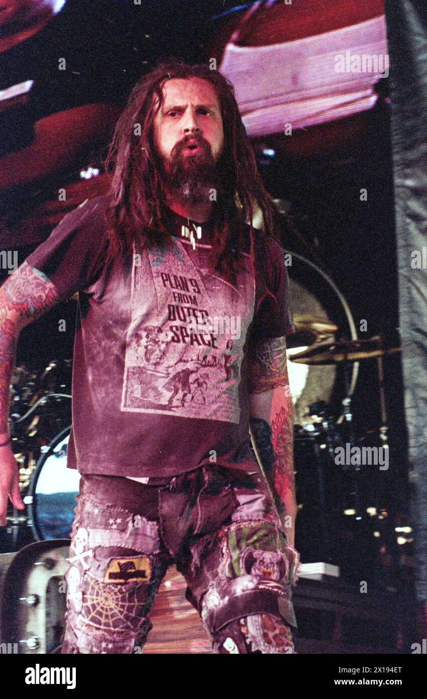 Rob Zombie performing in Boston, Massachusetts 2001 Credit: Ross Pelton ...