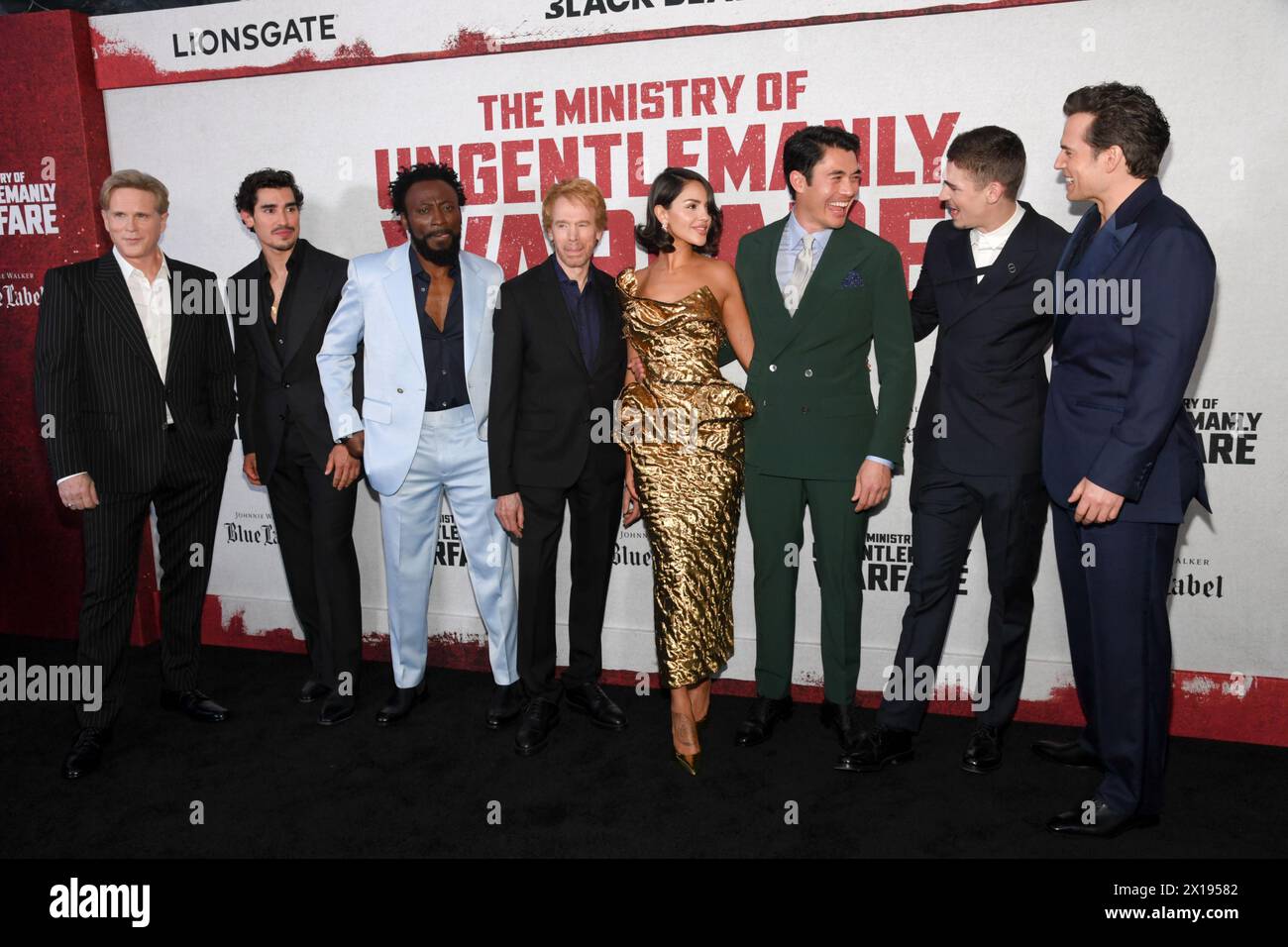 New York, USA. 15th Apr, 2024. Cary Elwes, Henrique Zaga, Babs ...