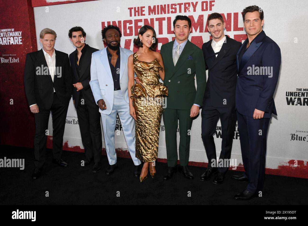 New York, USA. 15th Apr, 2024. Cary Elwes, Henrique Zaga, Babs ...