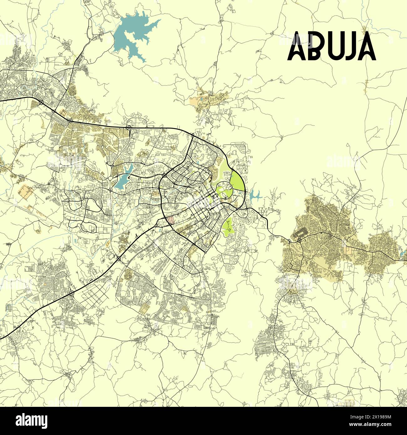 Nigeria map Stock Vector Images - Alamy