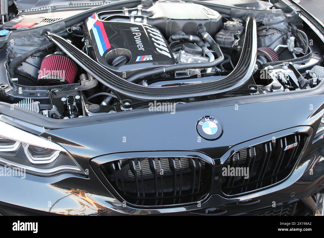 BMW M2 Engine Bay Stock Photo - Alamy